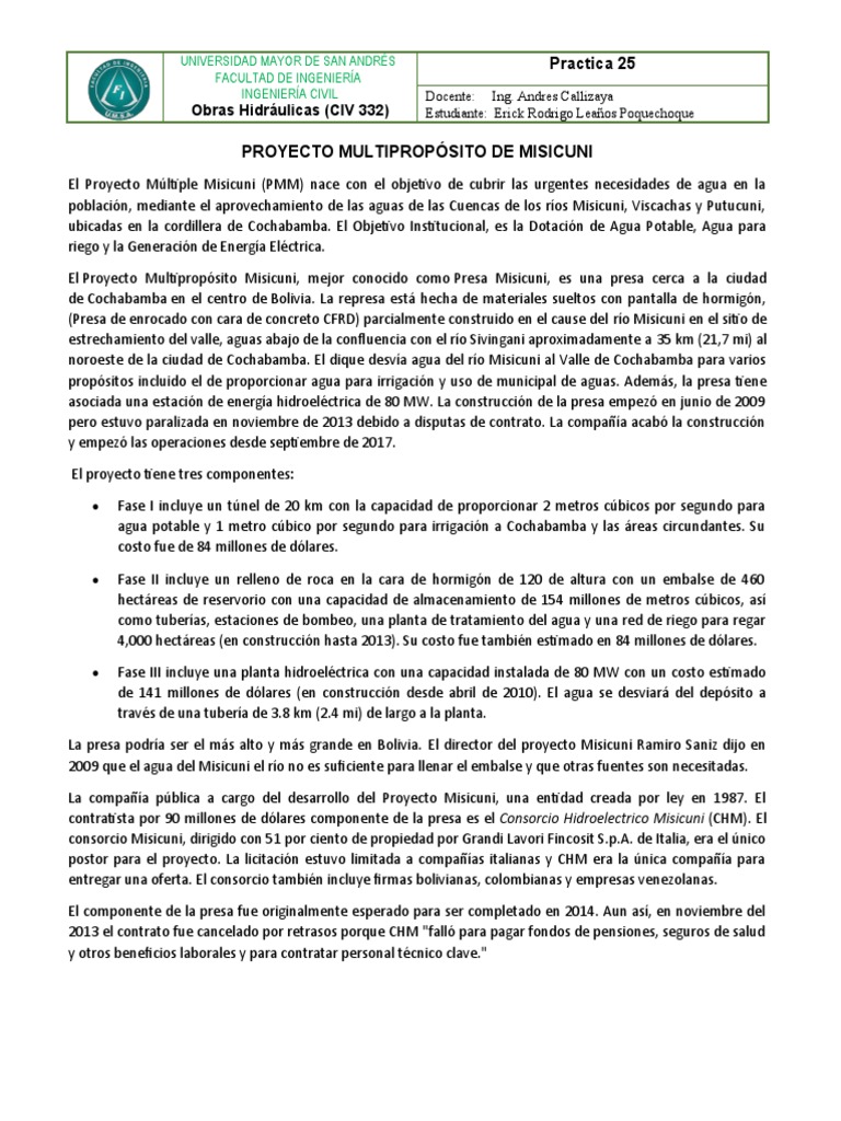 Practica 25 | PDF | Hidrología | Ingeniería Ambiental