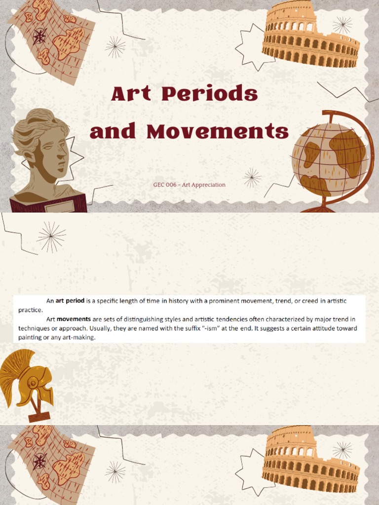 Art Periods and Movements | PDF | Social Science | History
