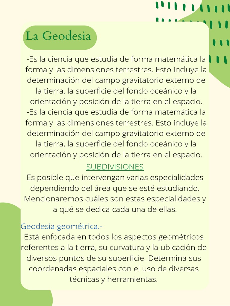 Geodesia | PDF | Geodesia | Tierra