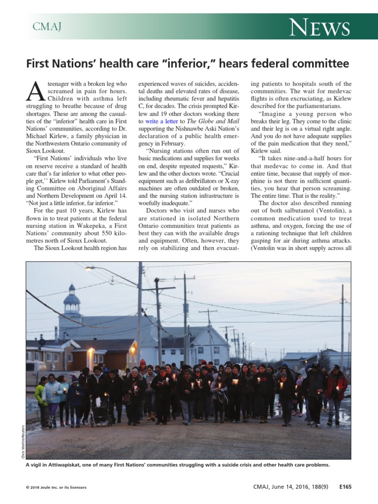 3 - First - Nations' - Health - Care - in | PDF | Health Care | Medicine