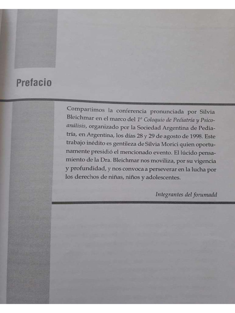 Niños o Sindromes (PREFACIO) | PDF