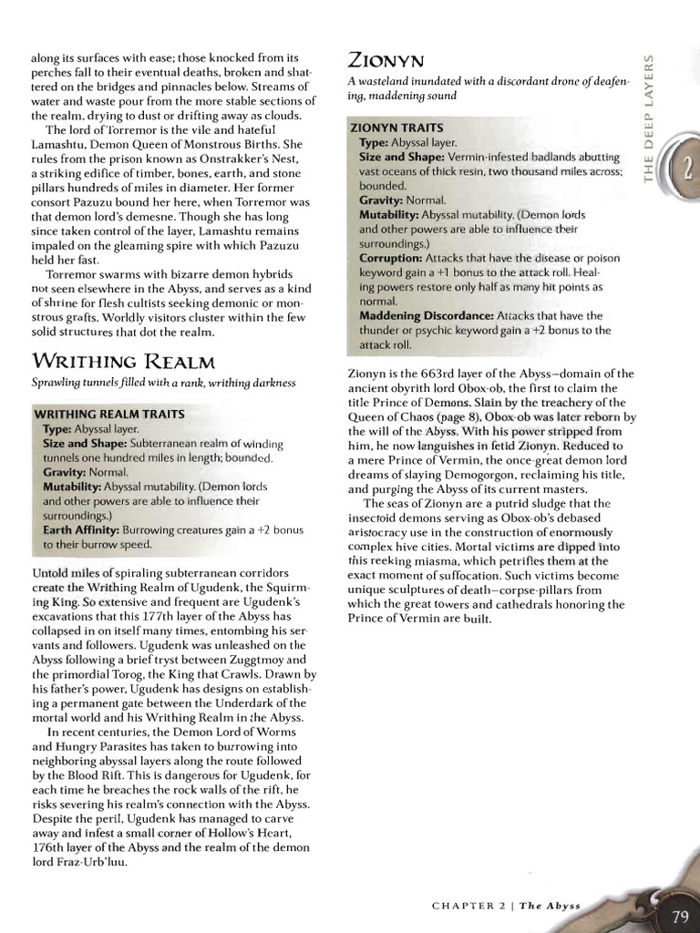 D&D 4th Edition - Demonomicon (080-081) PDF | PDF
