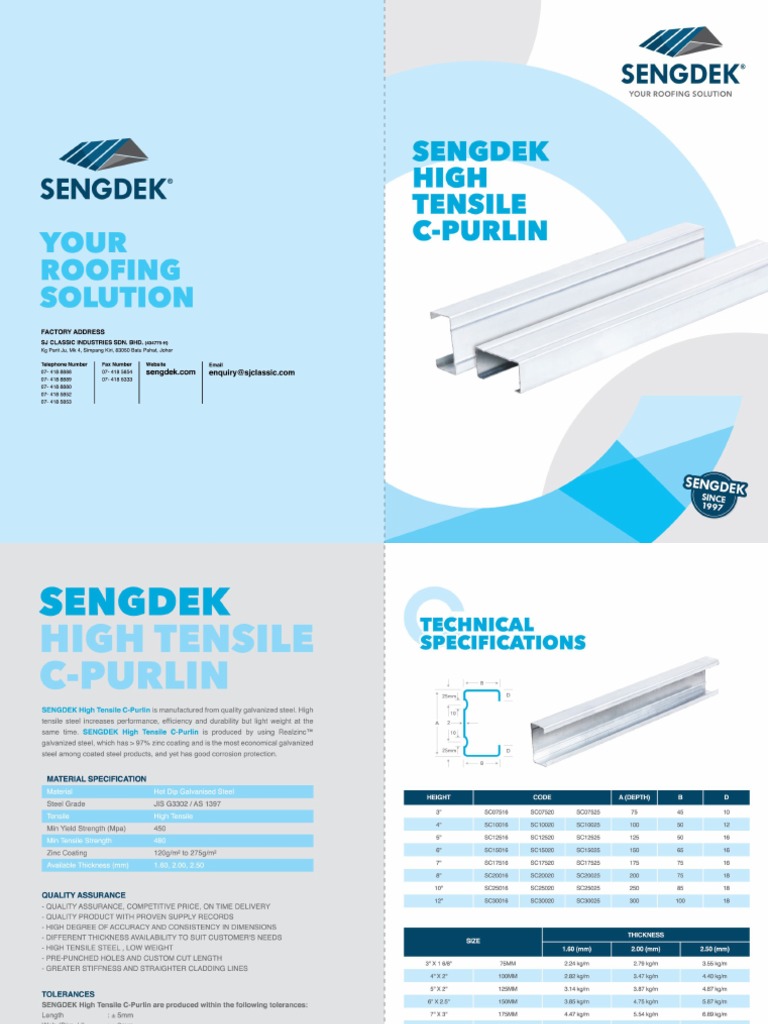 E Catalog C Purlin | PDF