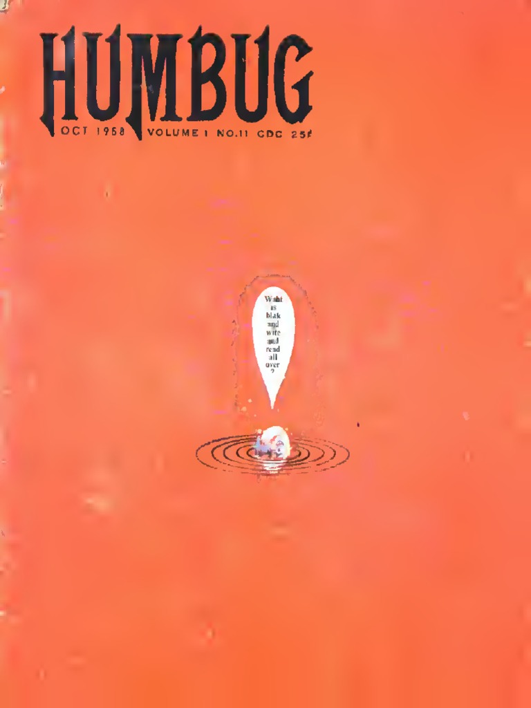 Humbug 011 CTC | PDF | Satirical Comics | Magazines