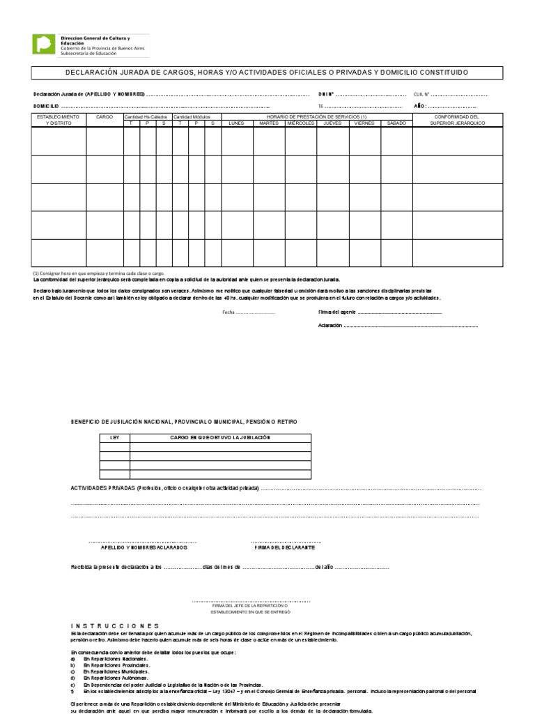DDJJ 2023 PDF | PDF | Gobierno | Justicia