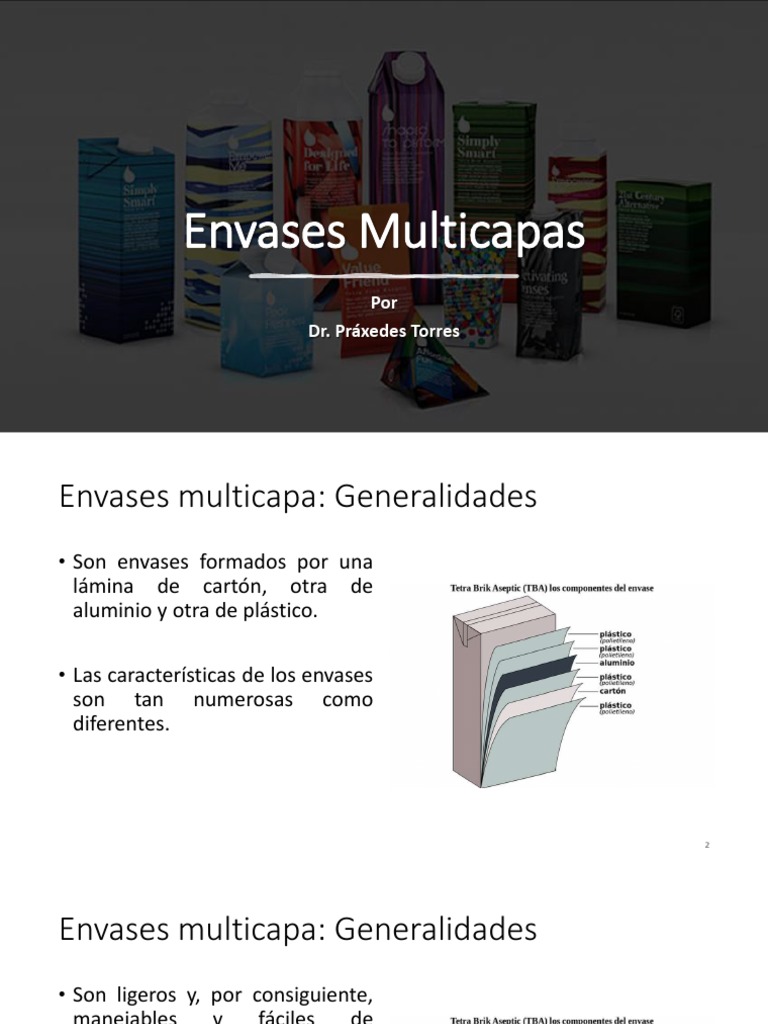 Envases Multicapas: Características y Usos | PDF | Sector secundario de ...