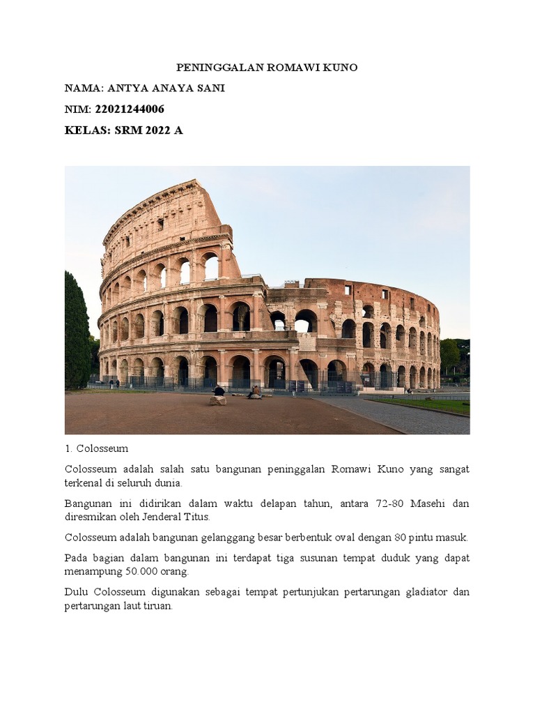 Peninggalan Romawi Kuno | PDF