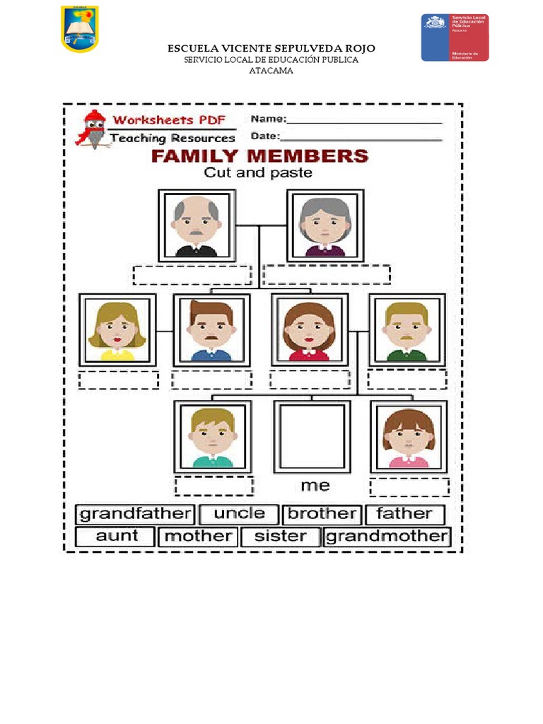 Family Cut and Paste | PDF