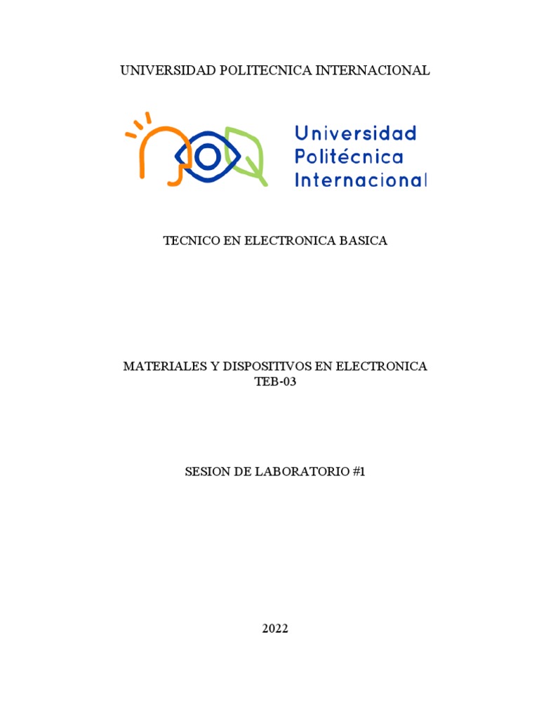Sesion 01 LAB Diodo Semiconductor | PDF | Diodo | Rectificador