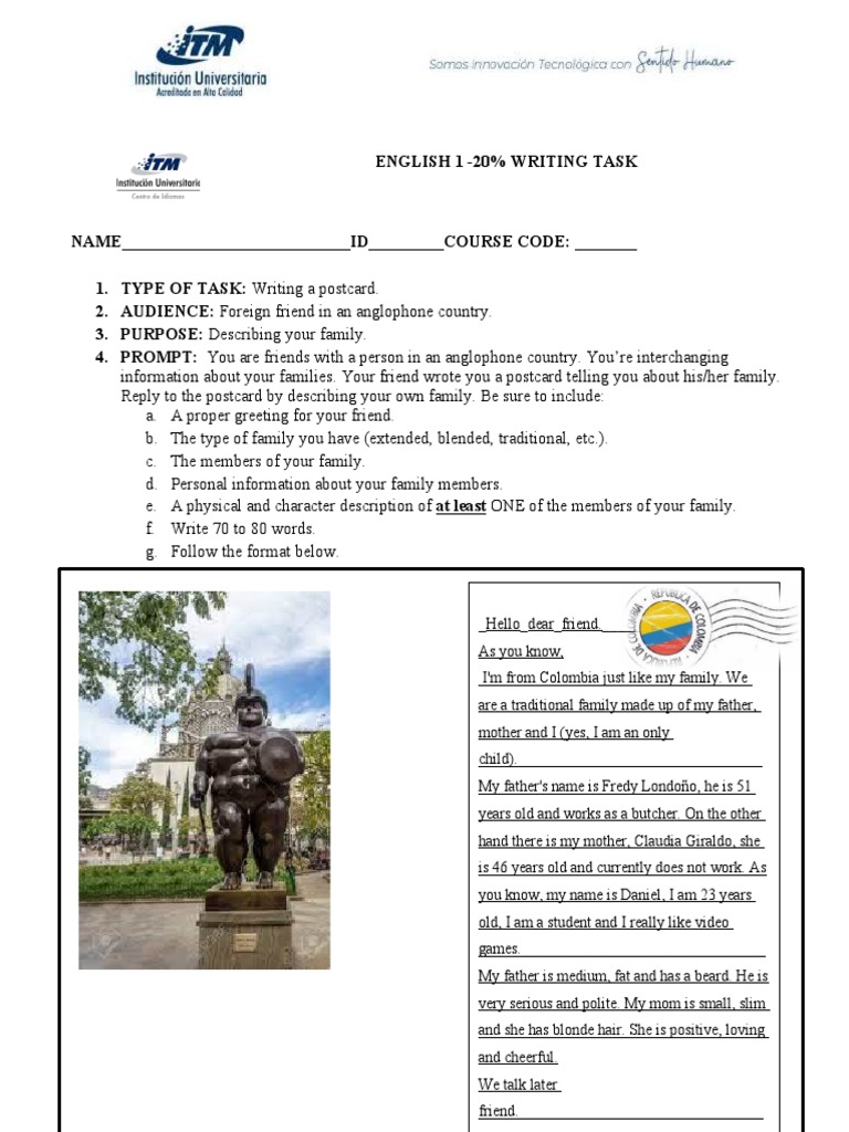 Writing Tasks | PDF | Cognition | Human Communication