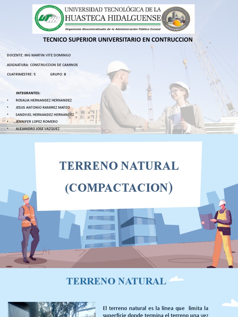 Terreno Natural Compaccion | PDF