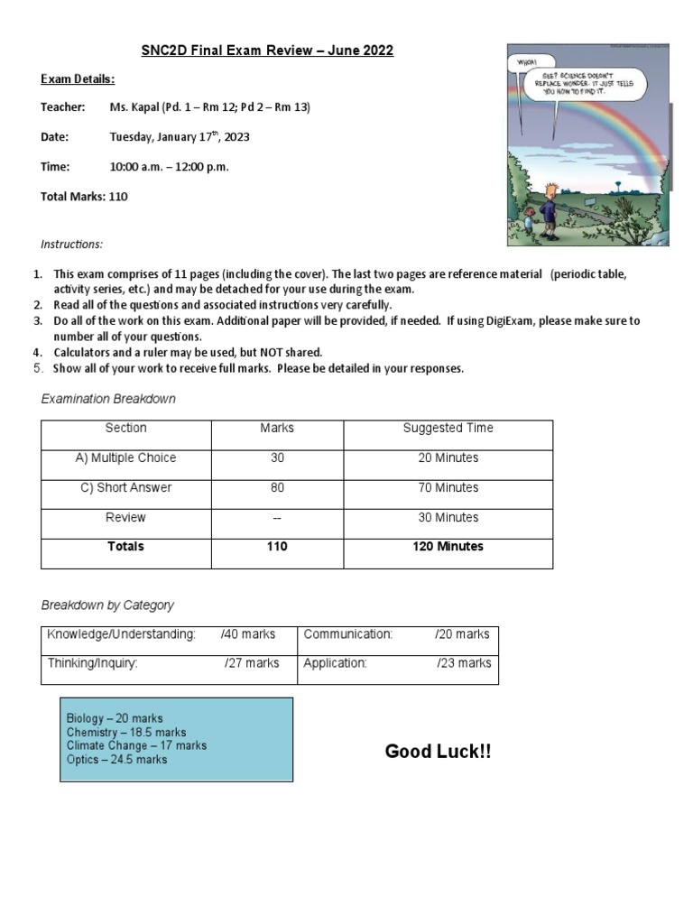 Grade 10 Science Exam Review | PDF | Climate | Climate Change