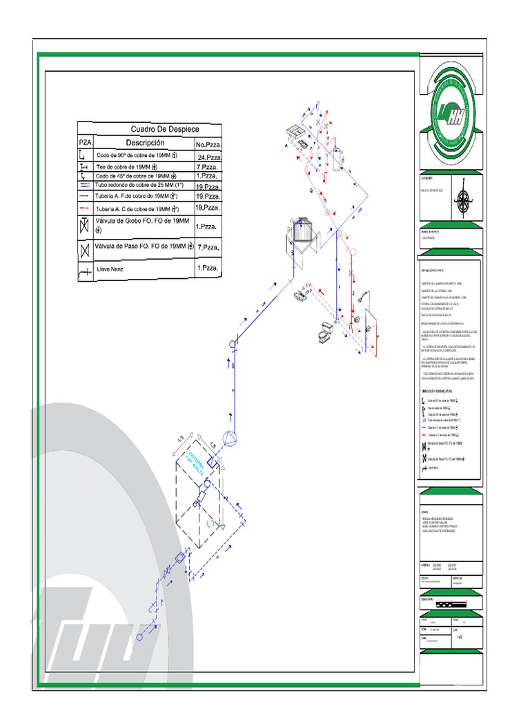 ISOMETRICO INTEGRADORAAAA-Layout1 | PDF | Plomería | Ingeniería hidráulica