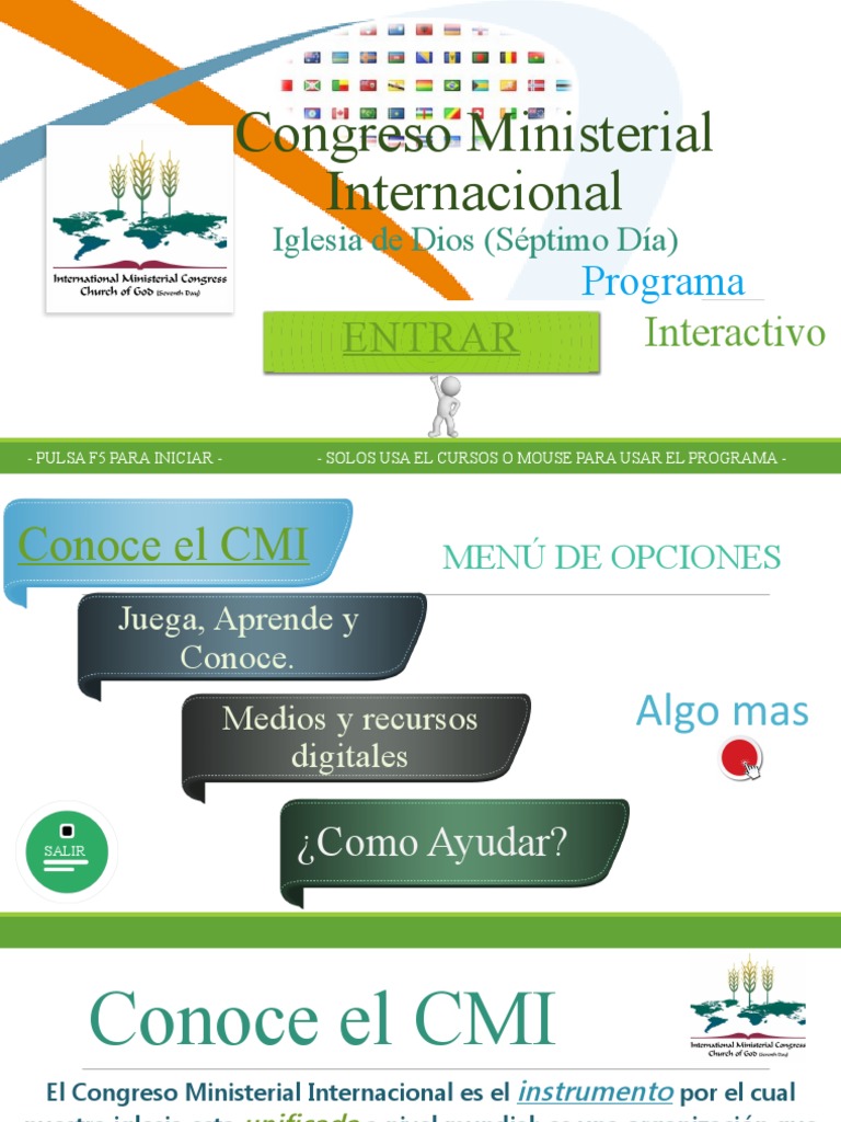CMI - Programa Interactivo - PPTX Versión 1 | PDF | Américas