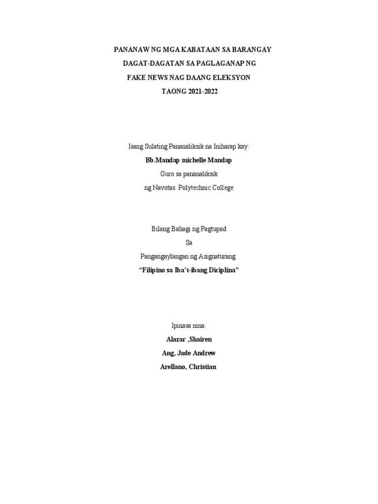 4 FAKE NEWS Assignment | PDF