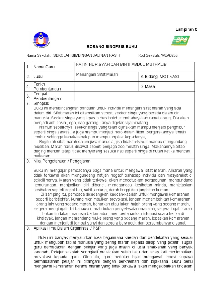 SPLKPM Sinopsis Buku 3 | PDF