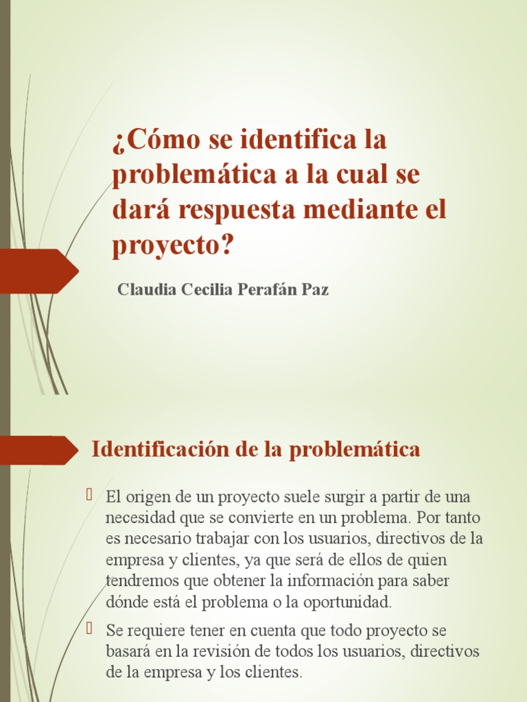 Identificando la problemática central y sus causas y efectos mediante ...