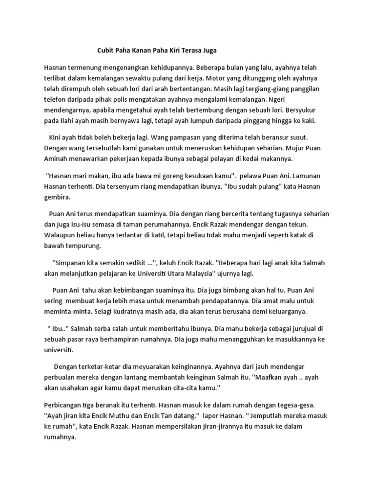 Cubit Paha Kanan Paha Kiri Terasa Juga 1 | PDF