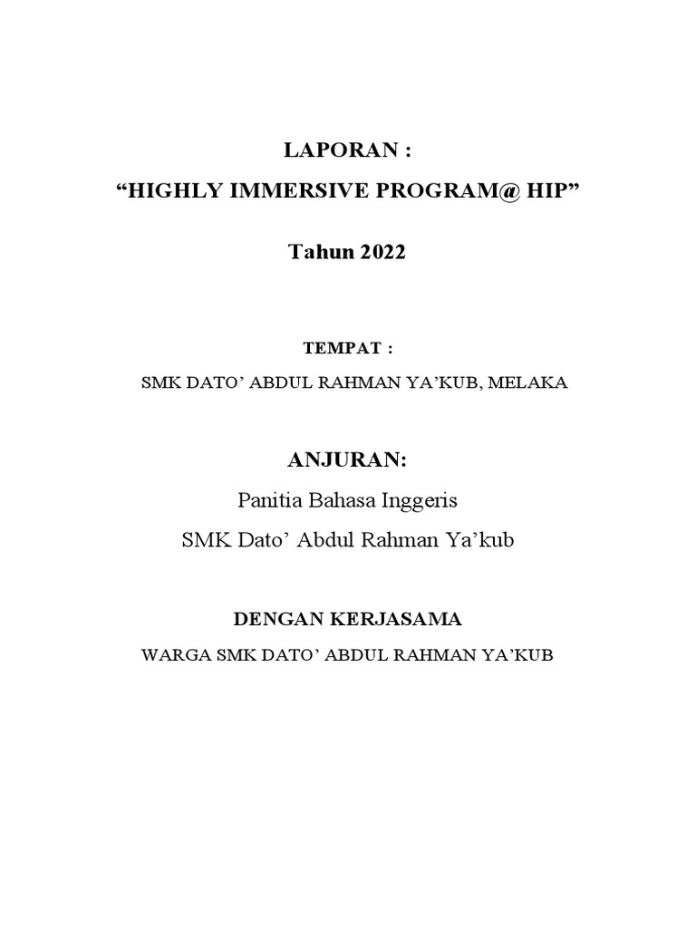 Hip Report | PDF