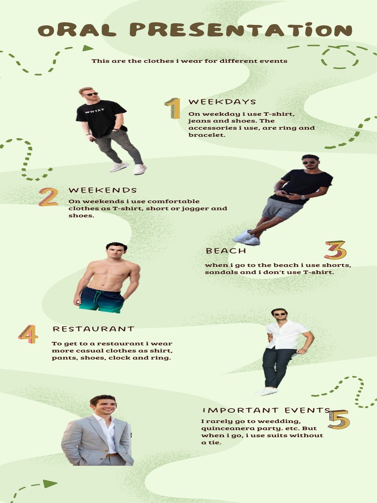 Oral Presentation (Clothes) PDF | PDF