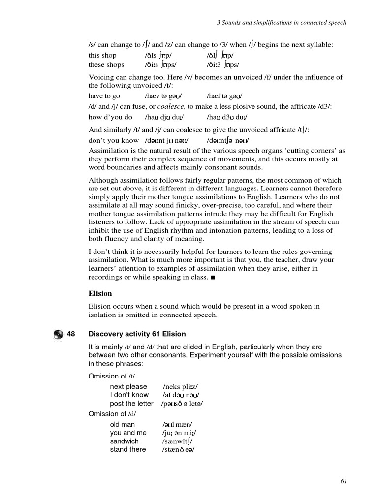 Elision | PDF | Vowel | English Language