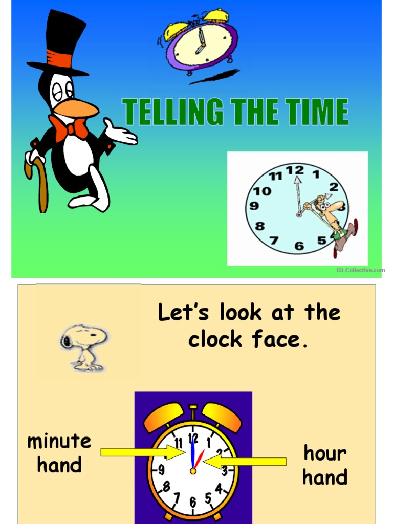 Telling The Time | PDF