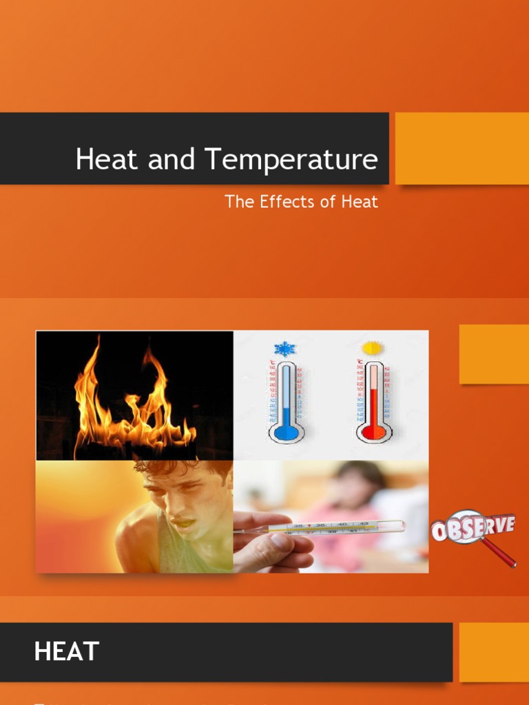 Understanding Heat and Temperature Concepts | PDF