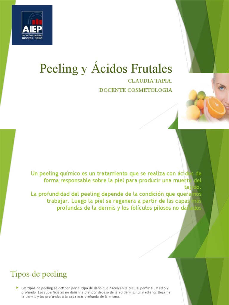 PEELING | PDF | Piel | Epidermis