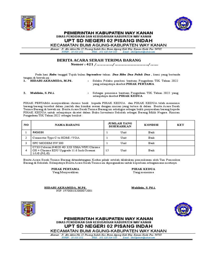 Bast Tik Upt SDN 02 Pisang Indah | PDF