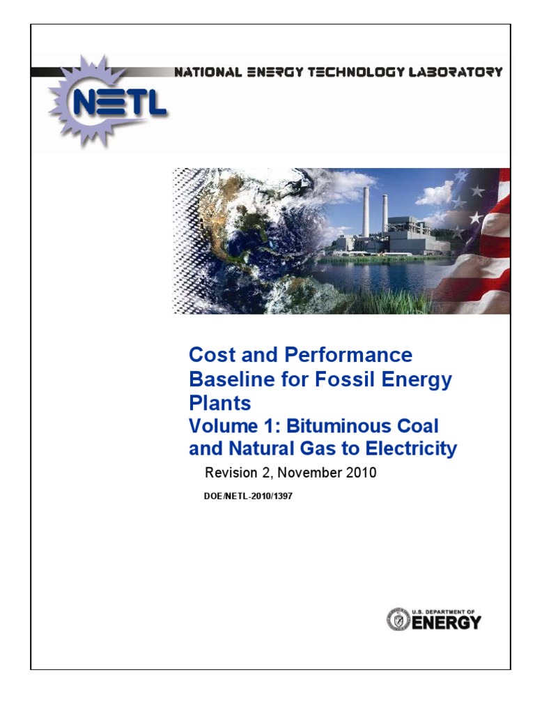 Cost and Performance Baseline For Fossil Energy Plants Volume 1 ...