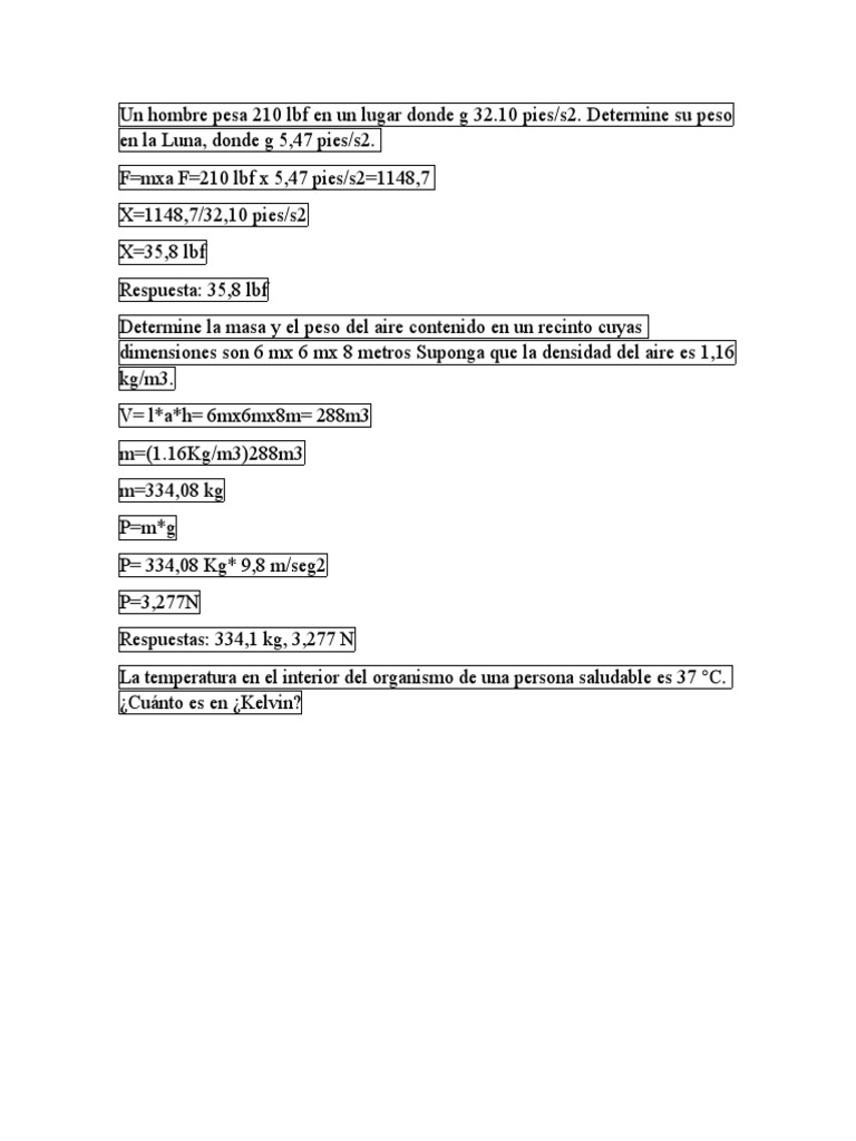 Termo Ejercicios | PDF