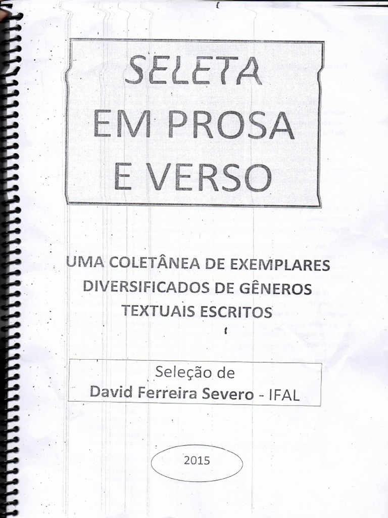 Seleta em Prosa e Verso | PDF