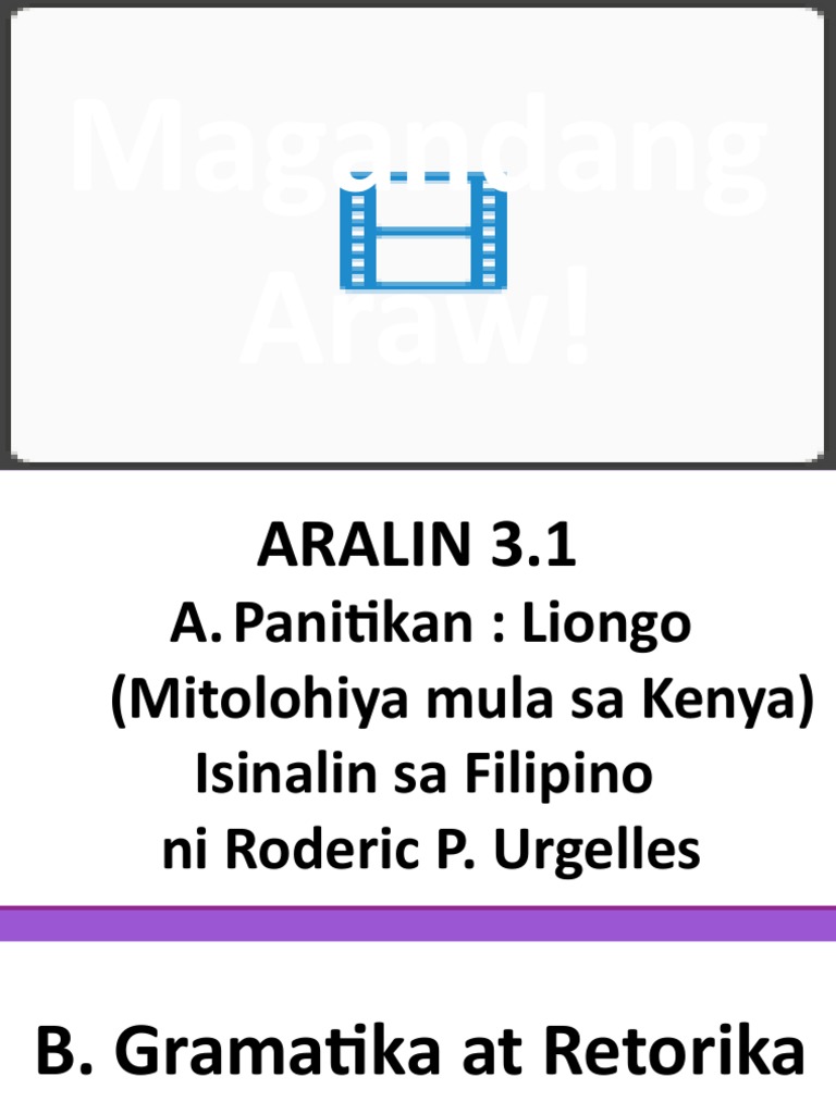 G10-Aralin 3.1 - 1 | PDF