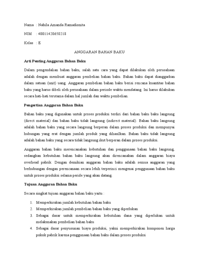 Nabila Amanda Ramadionita - 218 - Resume 5 | PDF | Pengelolaan Keuangan ...