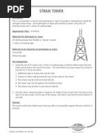 Tallest Paper Tower Challenge Guide | PDF | Tower