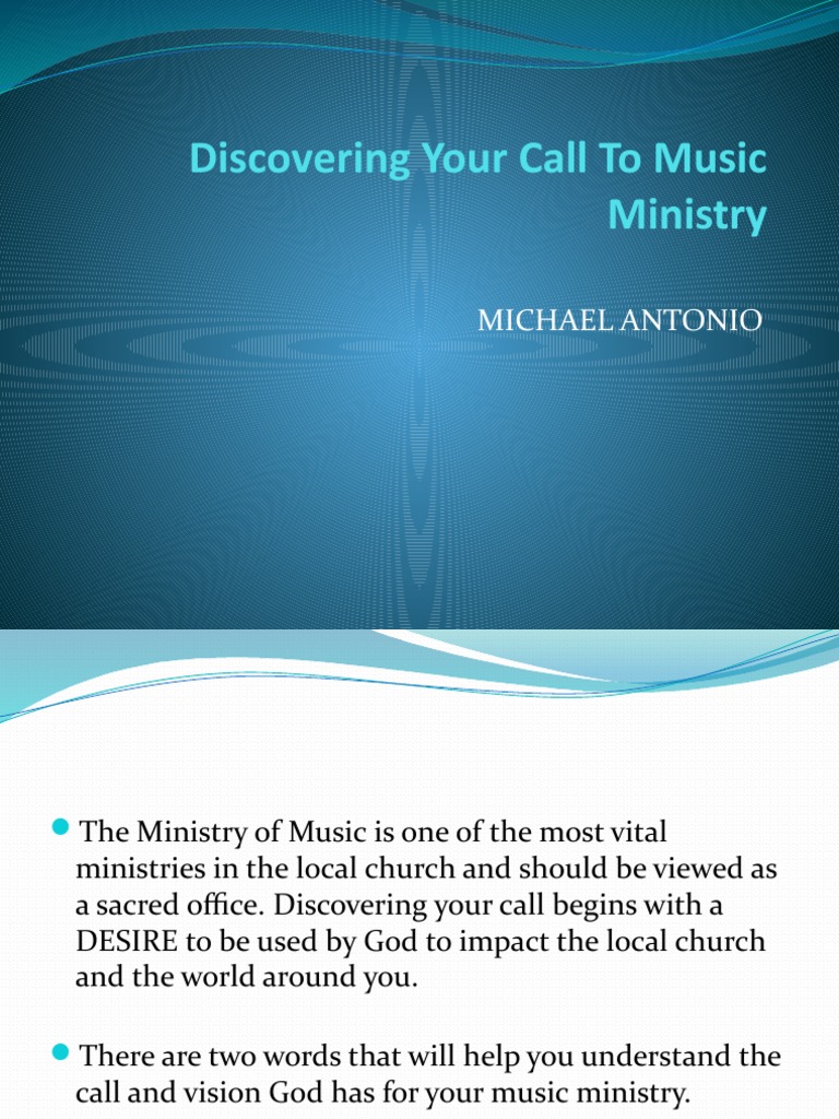 Discovering Your Music Ministry Call | PDF | God | Abrahamic Religions