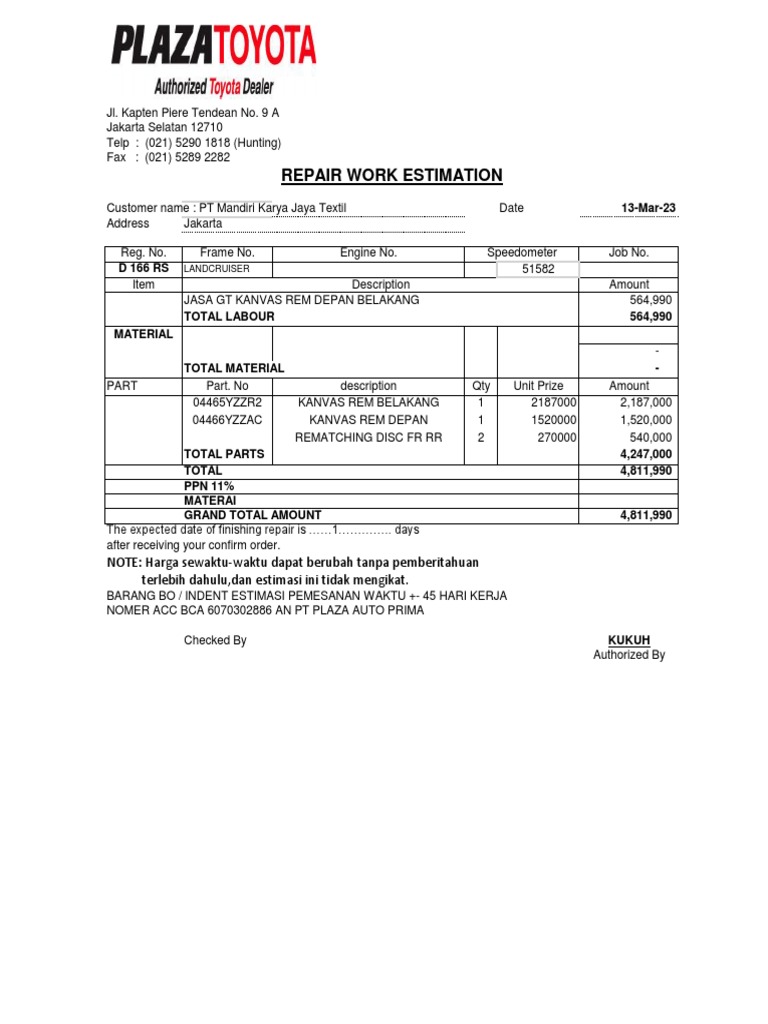 Surat Penawaran Rumah | PDF