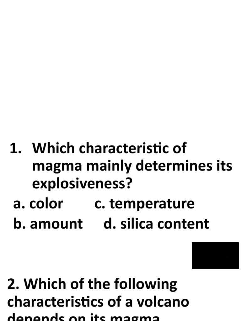 Magma Characteristics and Volcanic Impact | PDF | Science & Mathematics