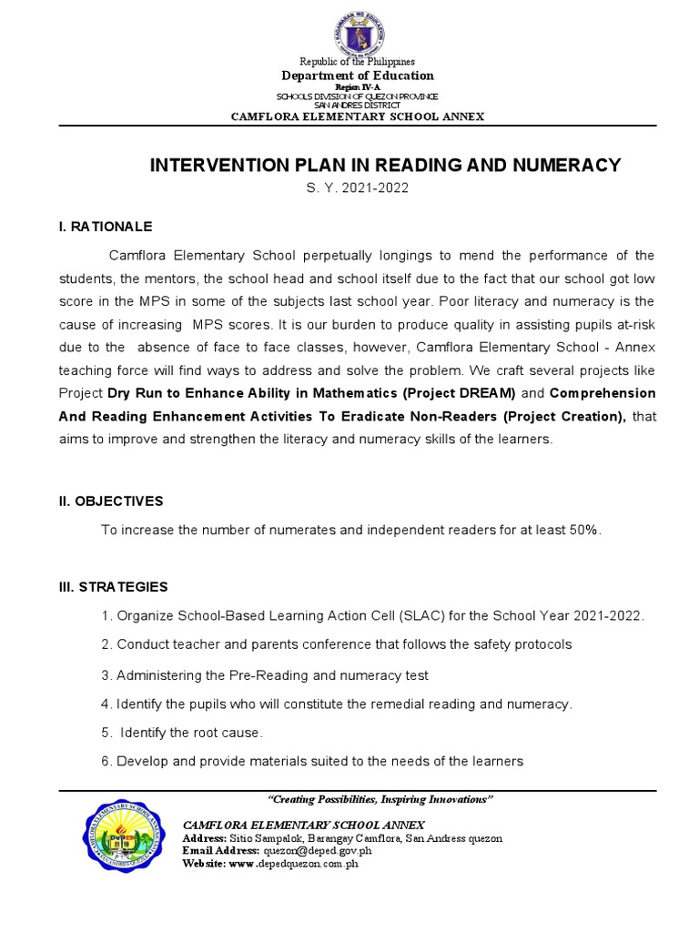 GSP Program Undone | PDF | Literacy | Cognition