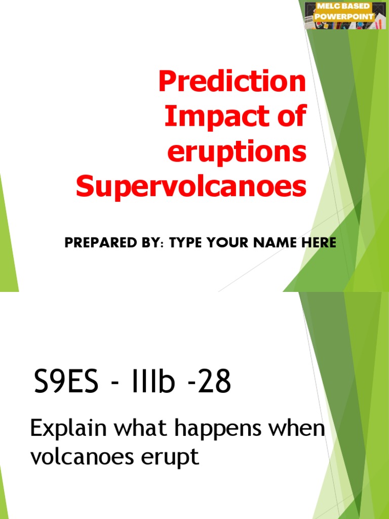 G9 Science Q3 - Week 2 - Effects of Volcano | PDF | Volcano | Types Of Volcanic Eruptions