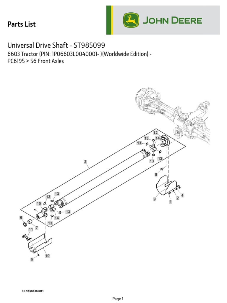 6603 Cardan | PDF