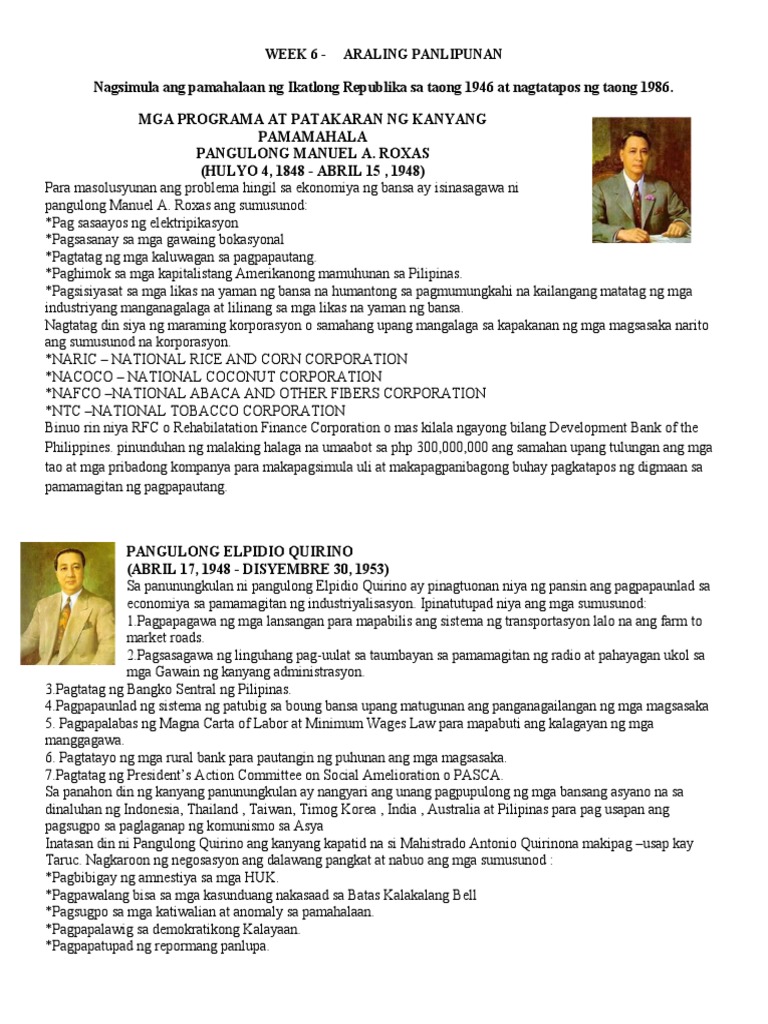 President Ap 6 | PDF