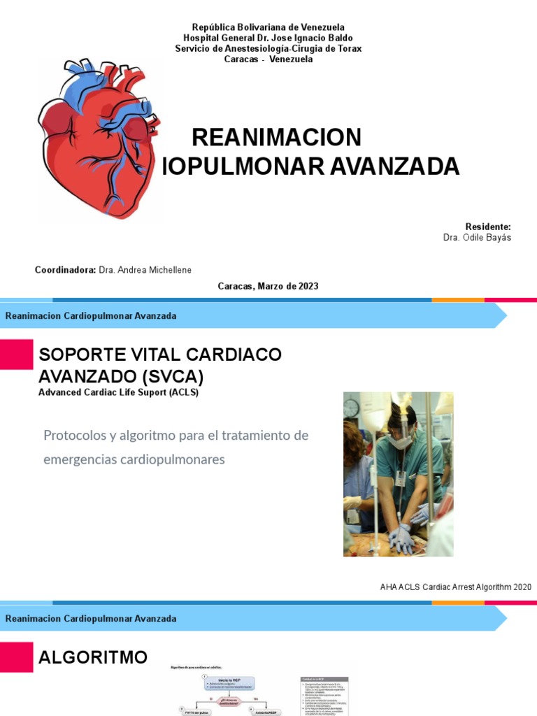 Reanimacion Cardiopulmonar Avanzada | PDF | Reanimación cardiopulmonar ...