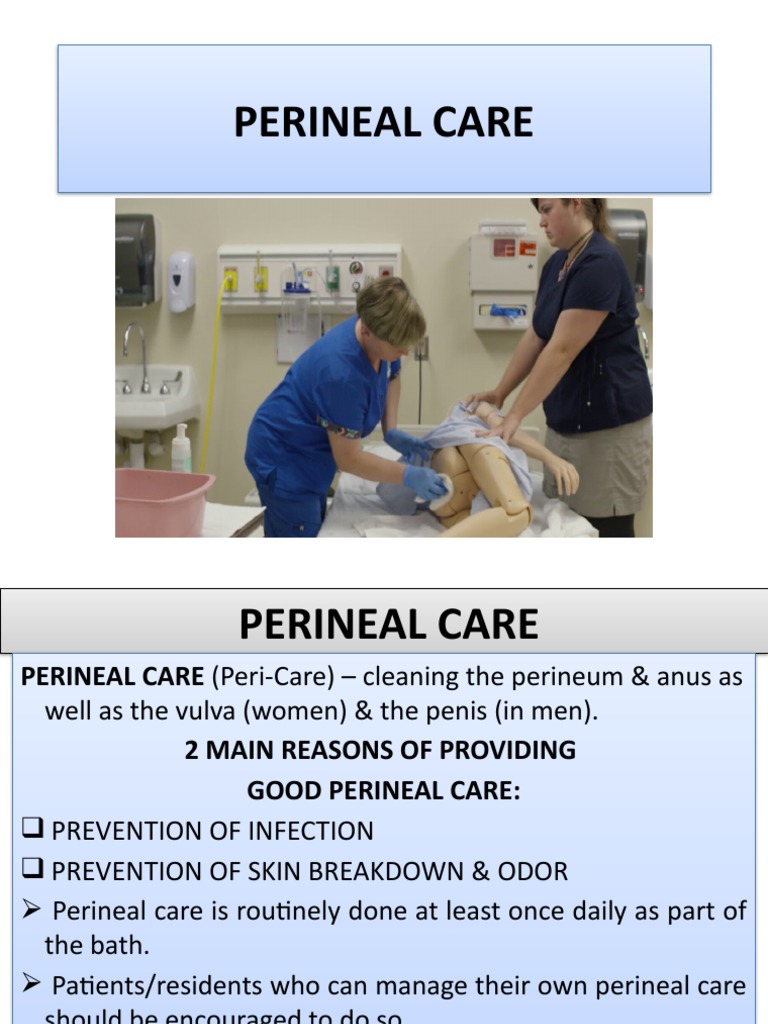 ASSISTING-WITH-PERINEAL-CARE | PDF | Vagina | Linens