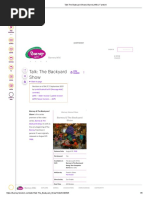 The Backyard Show Overview | PDF