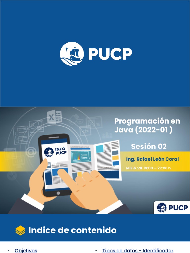 SESION 02 - ESTRUCTURAS FUNDAMENTALES (Parte I) | PDF | Java (lenguaje ...