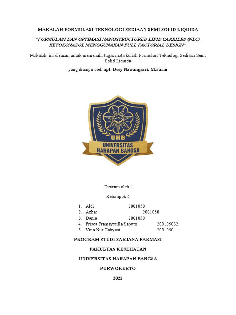 Makalah FTS Semi Solid | PDF