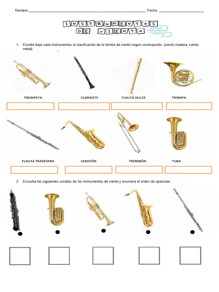 Instrumentos de Viento | PDF