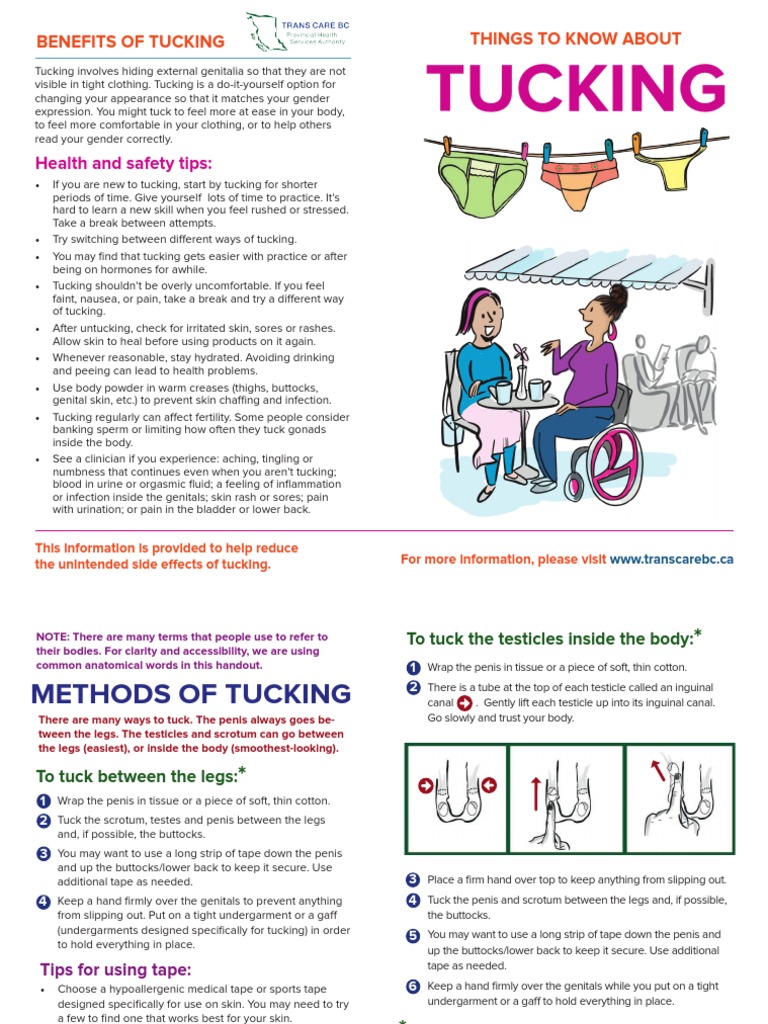 Tucking Handout | PDF | Testicle | Clinical Medicine