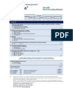 Mini Nutritional Assessment | PDF